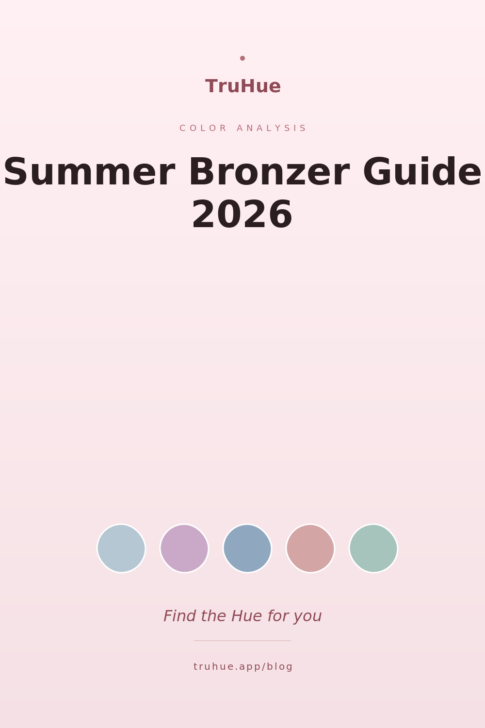Summer Bronzer Guide 2026 | TruHue